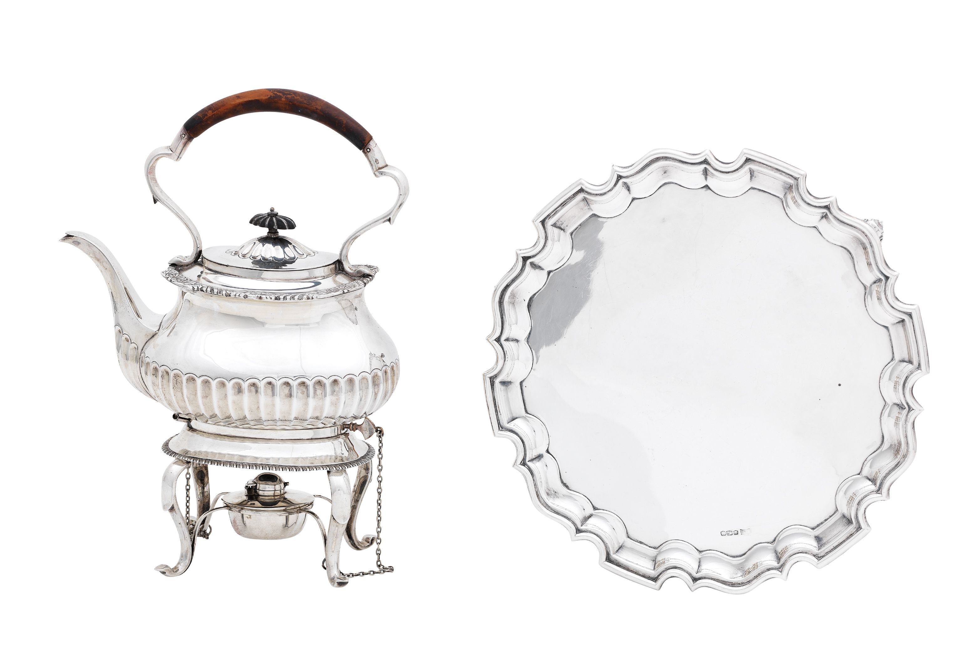 Bonhams : A late Victorian silver tea kettle by Alstons' & Hallam ...