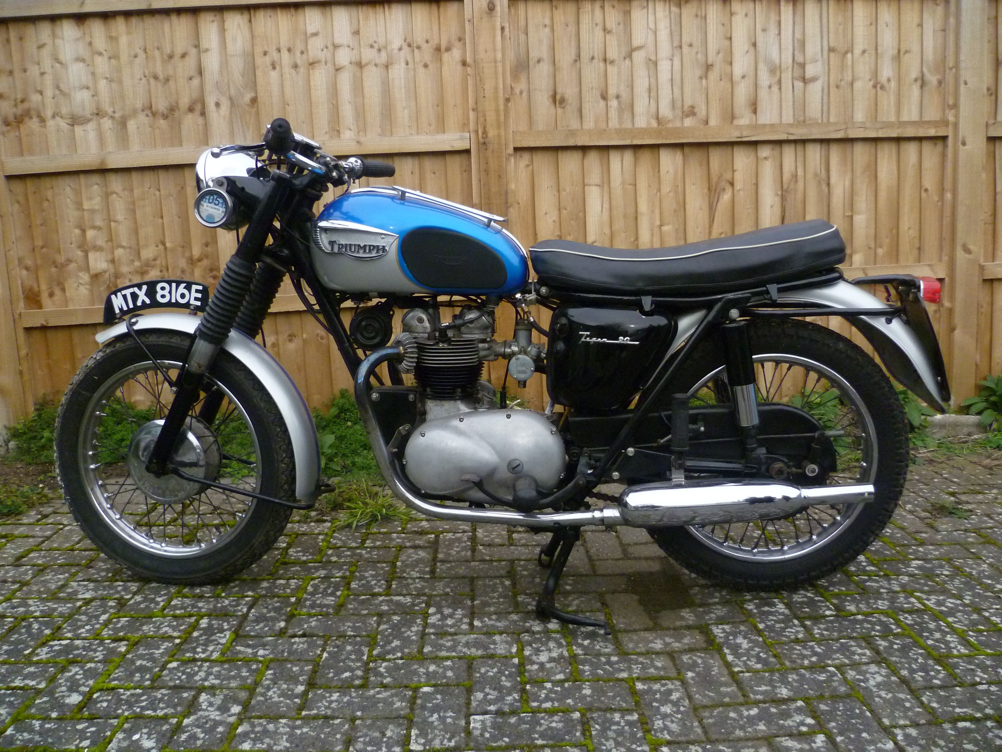 Bonhams Cars : 1967 Triumph 349cc Tiger 90 Frame no. T90 H46880 Engine ...