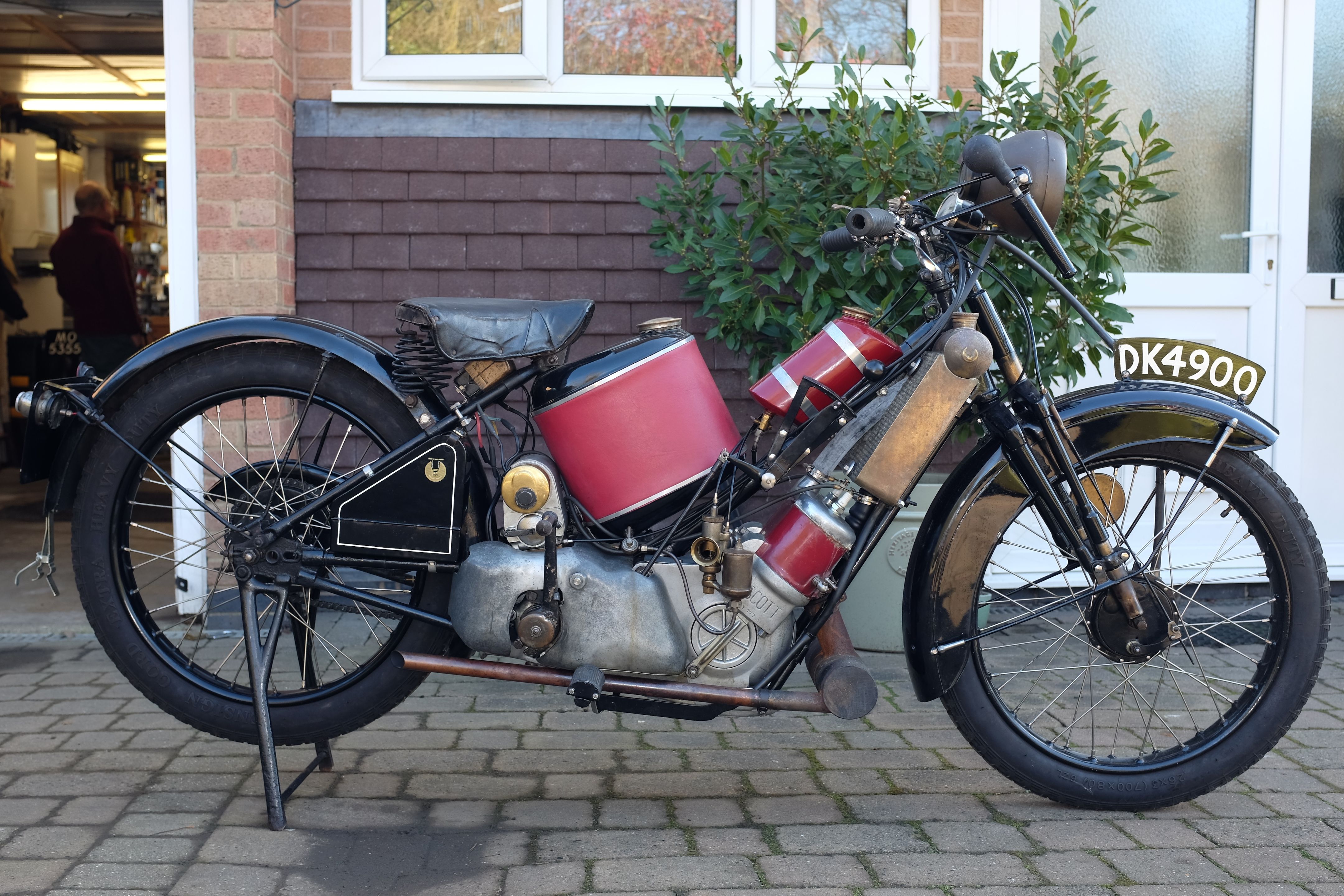 1928 Scott 596cc 3 Speed Super Squirrel Registration no. DK 4900 Frame ...