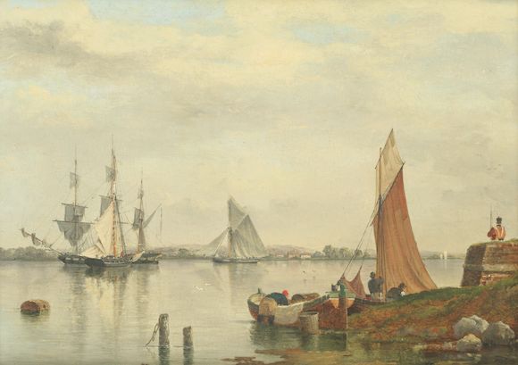 Bonhams : John Ward of Hull (British, 1798-1849) A view across the ...