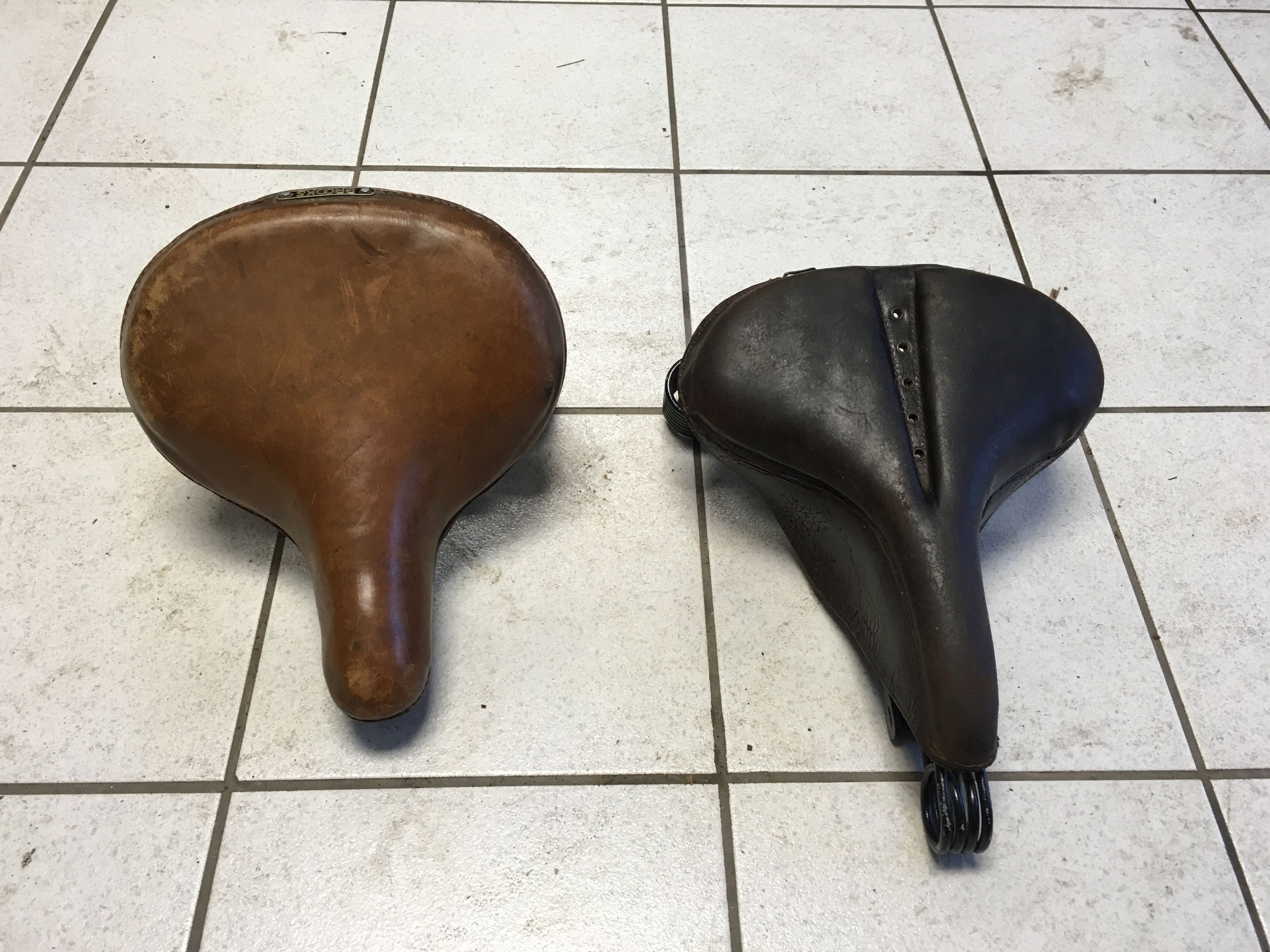 Bonhams Cars : Two believed Vintage Brooks saddles ((2))