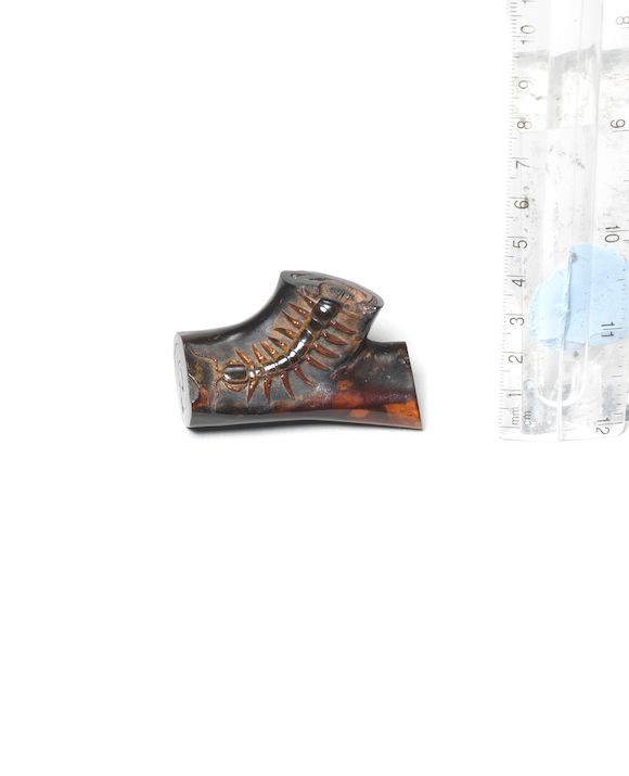 Bonhams : An umimatsu (sea-pine) netsuke of a centipede By Kanman (1793 ...