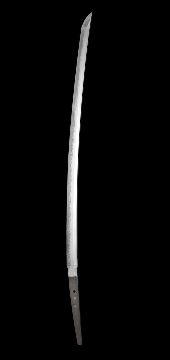 Bonhams : A shinto katana (long sword) blade Attributed to Higo no ...