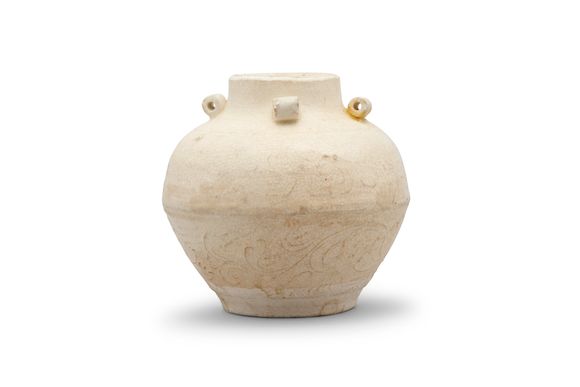 Bonhams : A white-glazed water jar