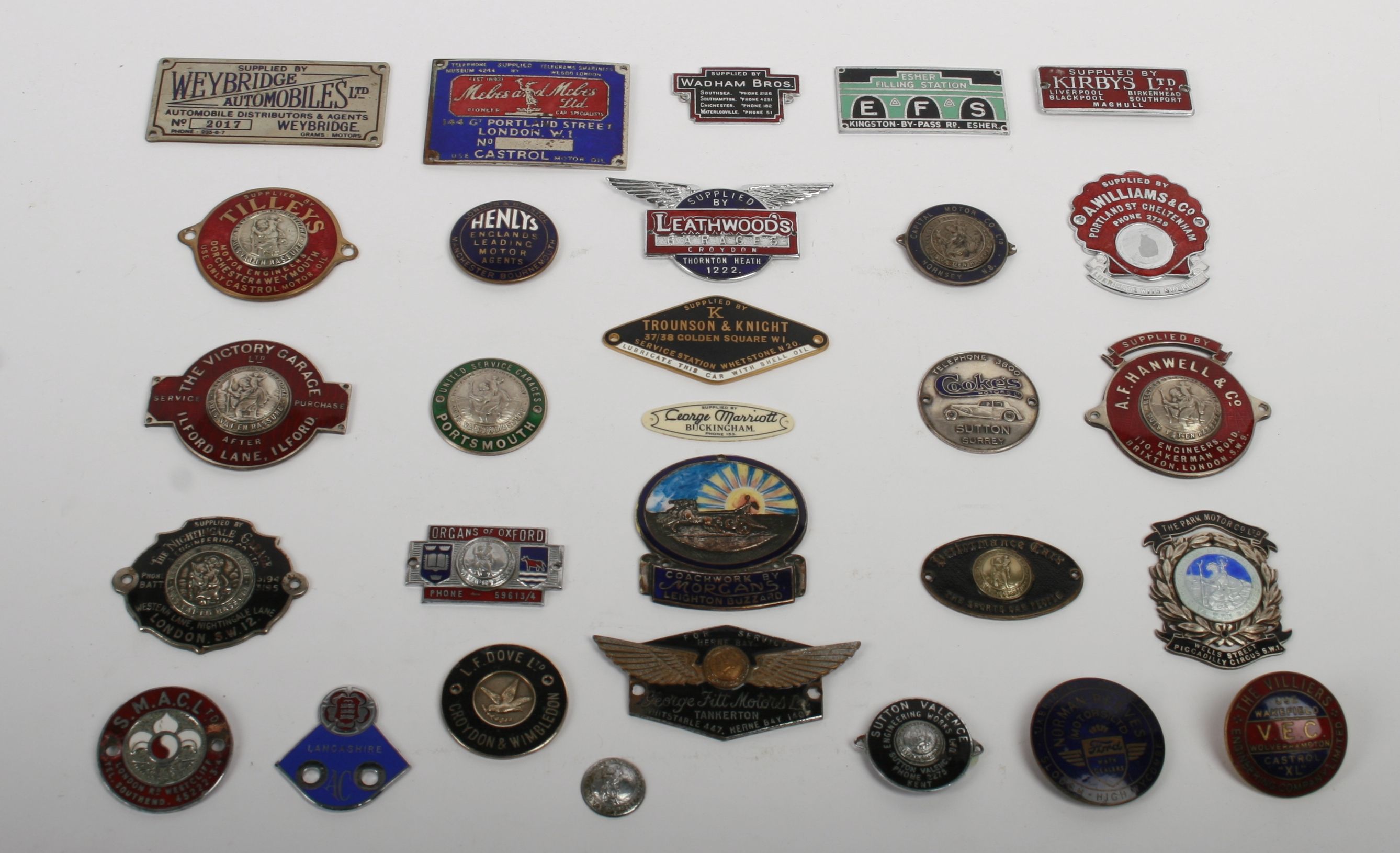 Bonhams Cars : Twenty-seven assorted Garage and Motor Dealer's ...