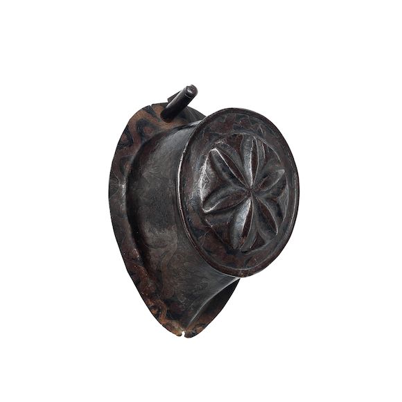 Bonhams : A German Cod-Piece From A Black And White Armour