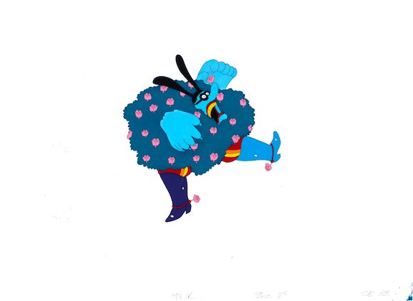 Bonhams : The Beatles: An original animation cel of the Chief Blue ...