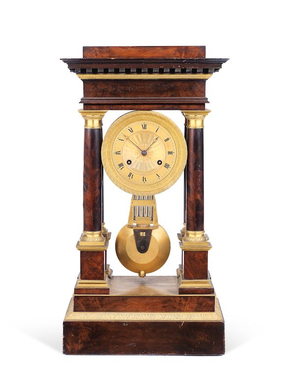 Bonhams : An early 19th Century French gilt brass mounted mahogany ...