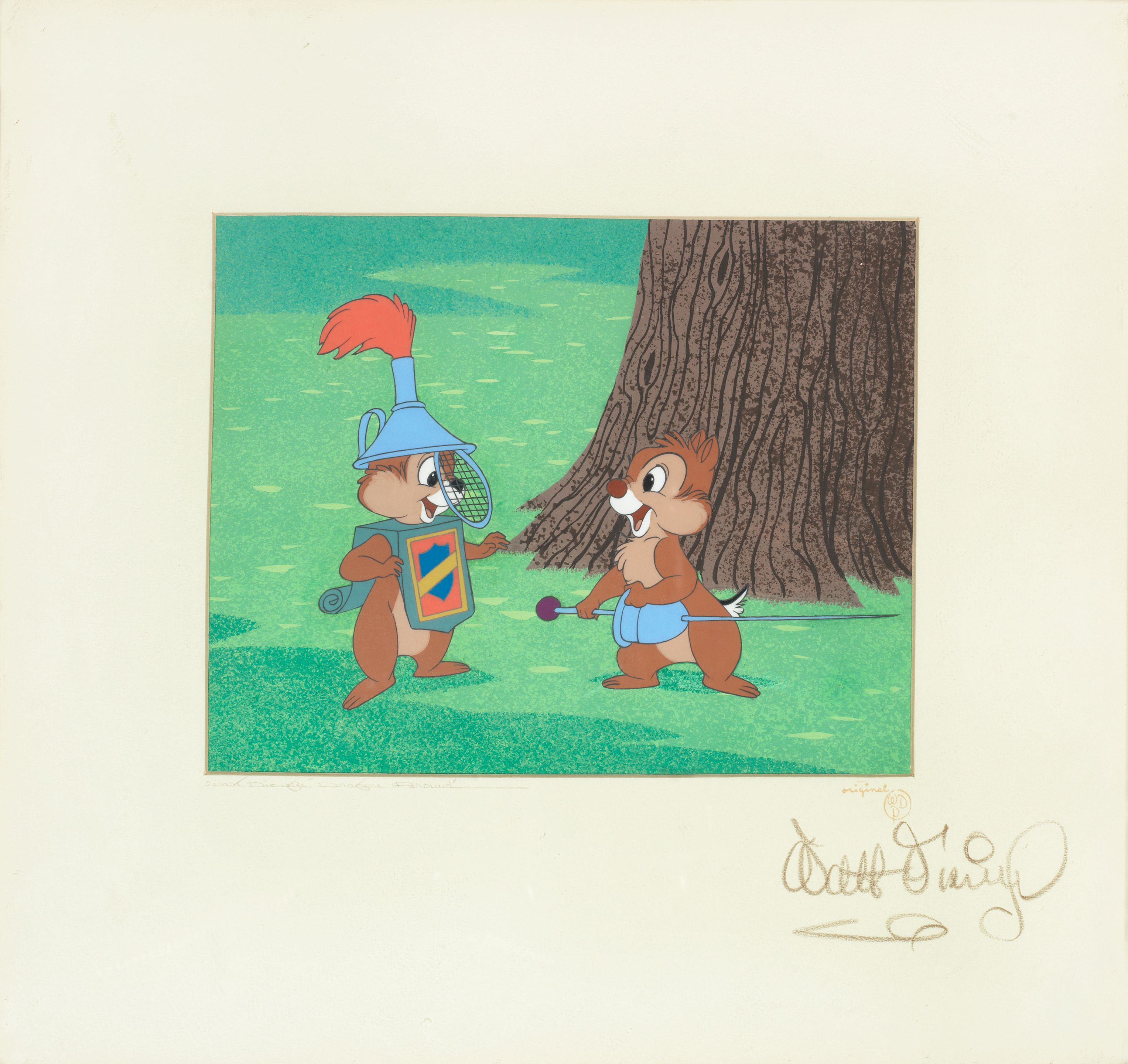 Bonhams : Chip an' Dale An animation cel of 'Chip an' Dale' from Dragon ...