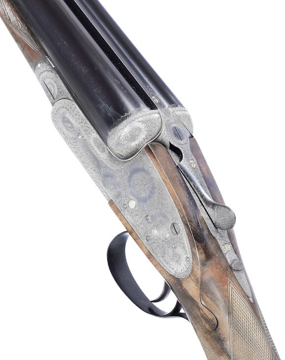 Bonhams : A 12-bore single-trigger sidelock ejector gun by Boss & Co., no. 7855