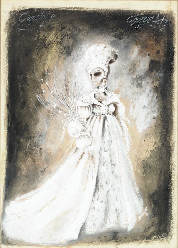 Bonhams : Camelot: A fine original costume design by John Truscott ...