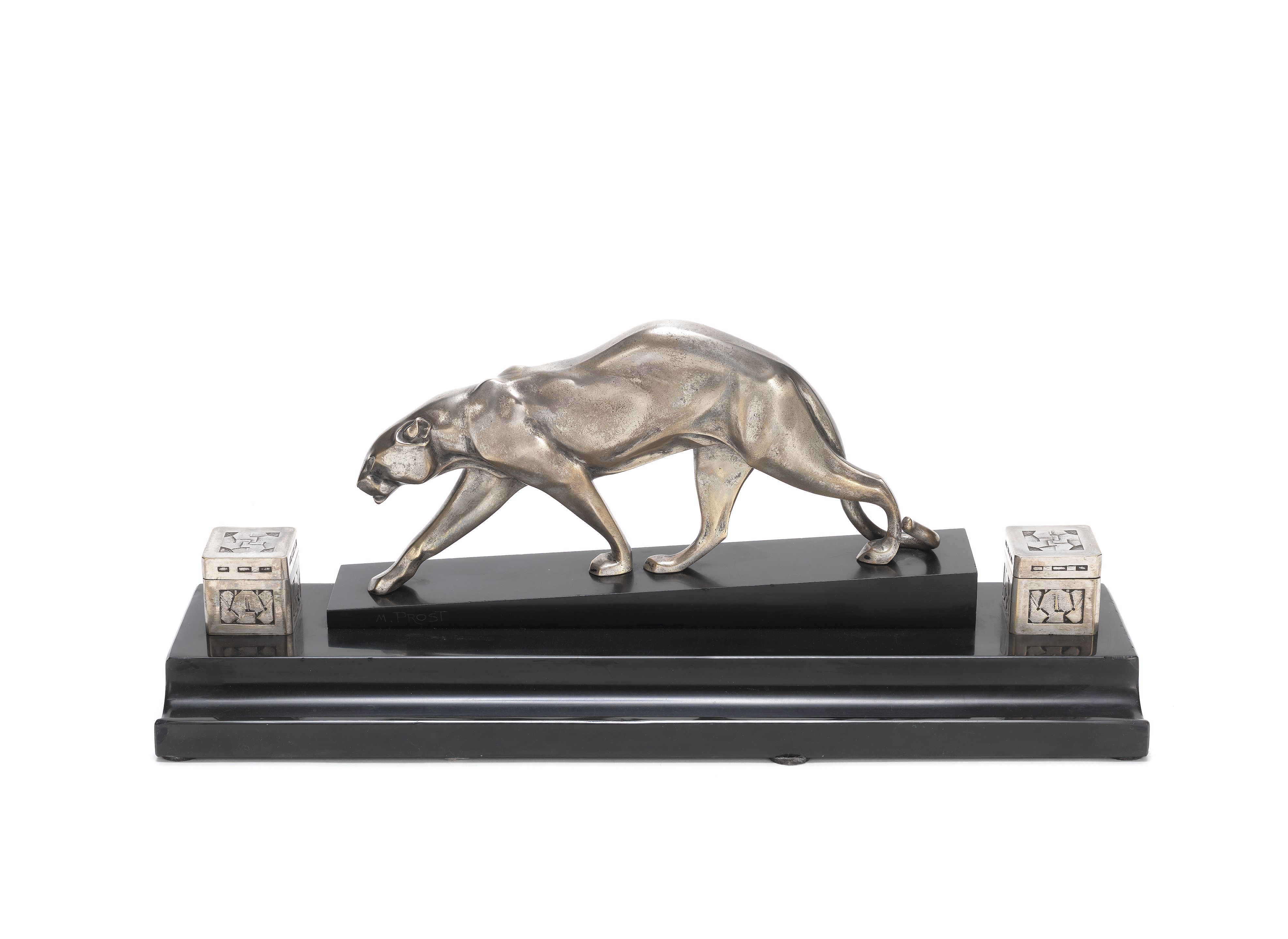 Bonhams : Maurice Prost (French, 1894-1967) A Stylish Art Deco Desk ...