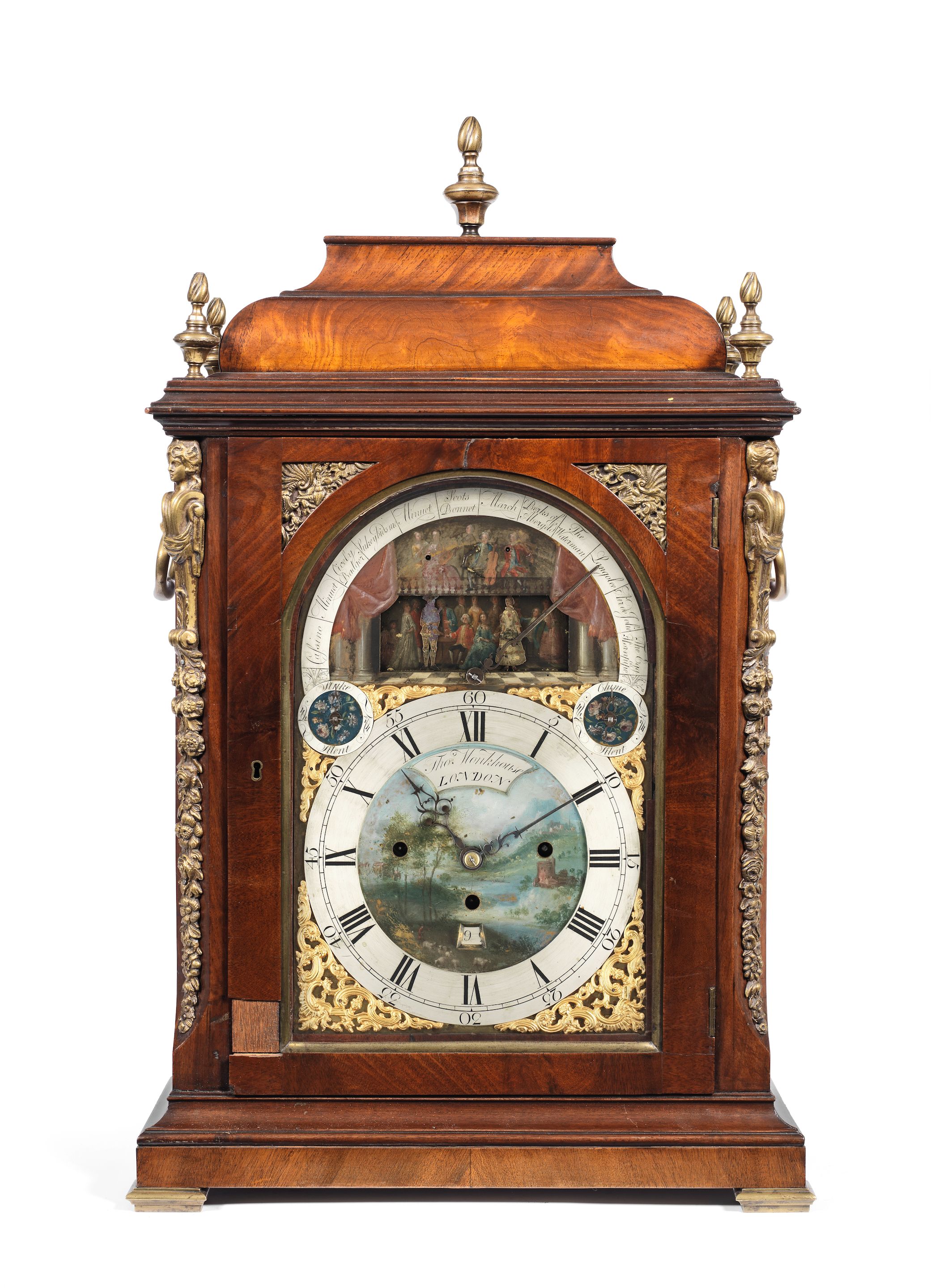 Bonhams : A rare mid 18th century double automata twelve-tune musical ...