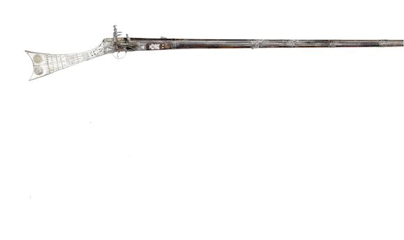 Bonhams : A Balkan 16-Bore Miquelet-Lock Gun (Kariophili)