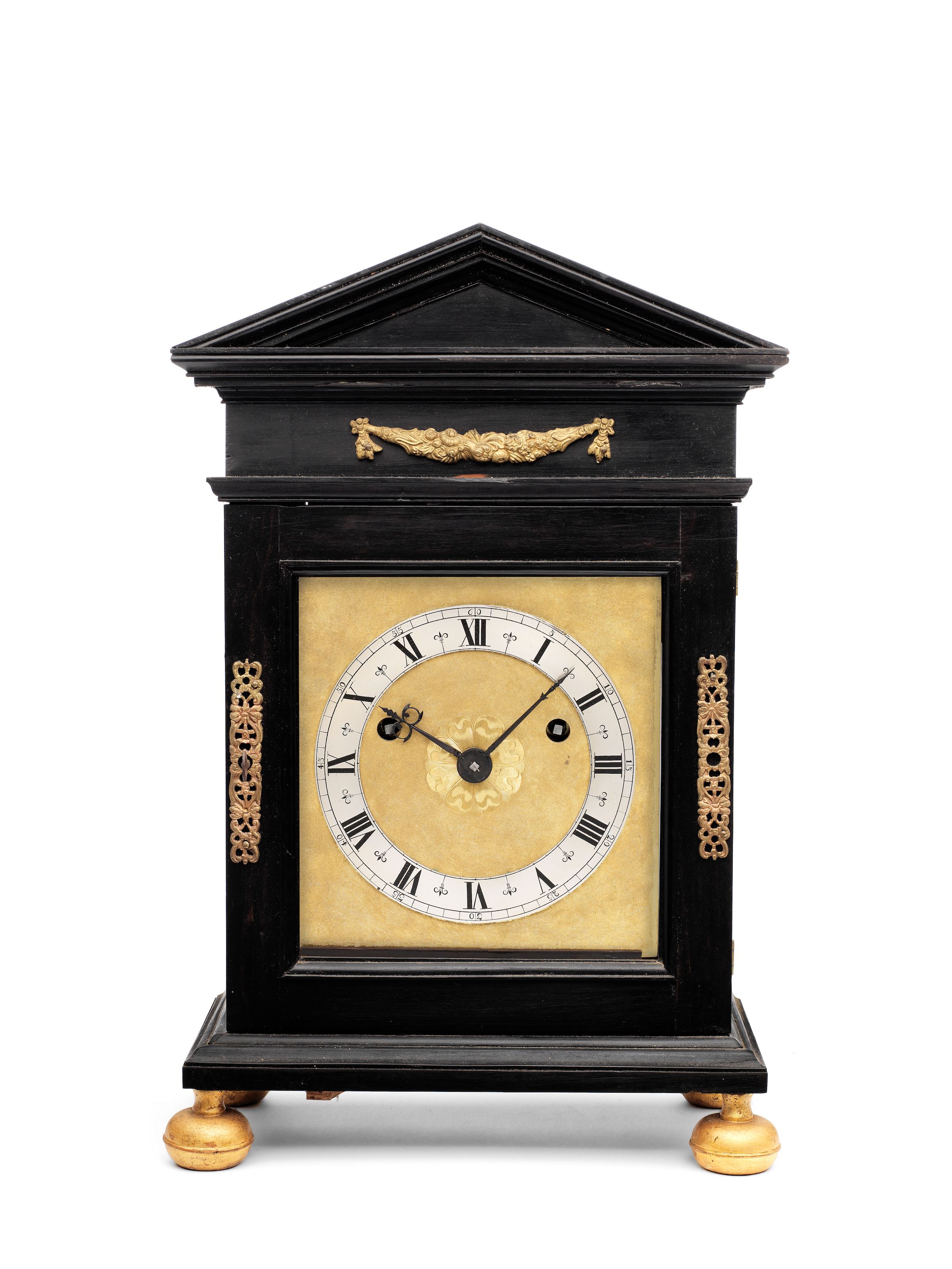 Bonhams : A 17th Century Table Clock Movement with Later Case Edward ...