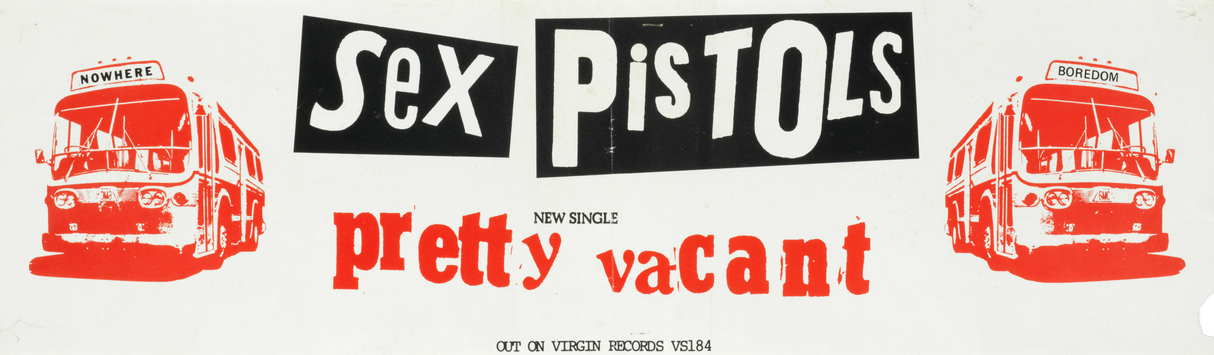 Bonhams Sex Pistols A Virgin Promo Banner For The Single Pretty