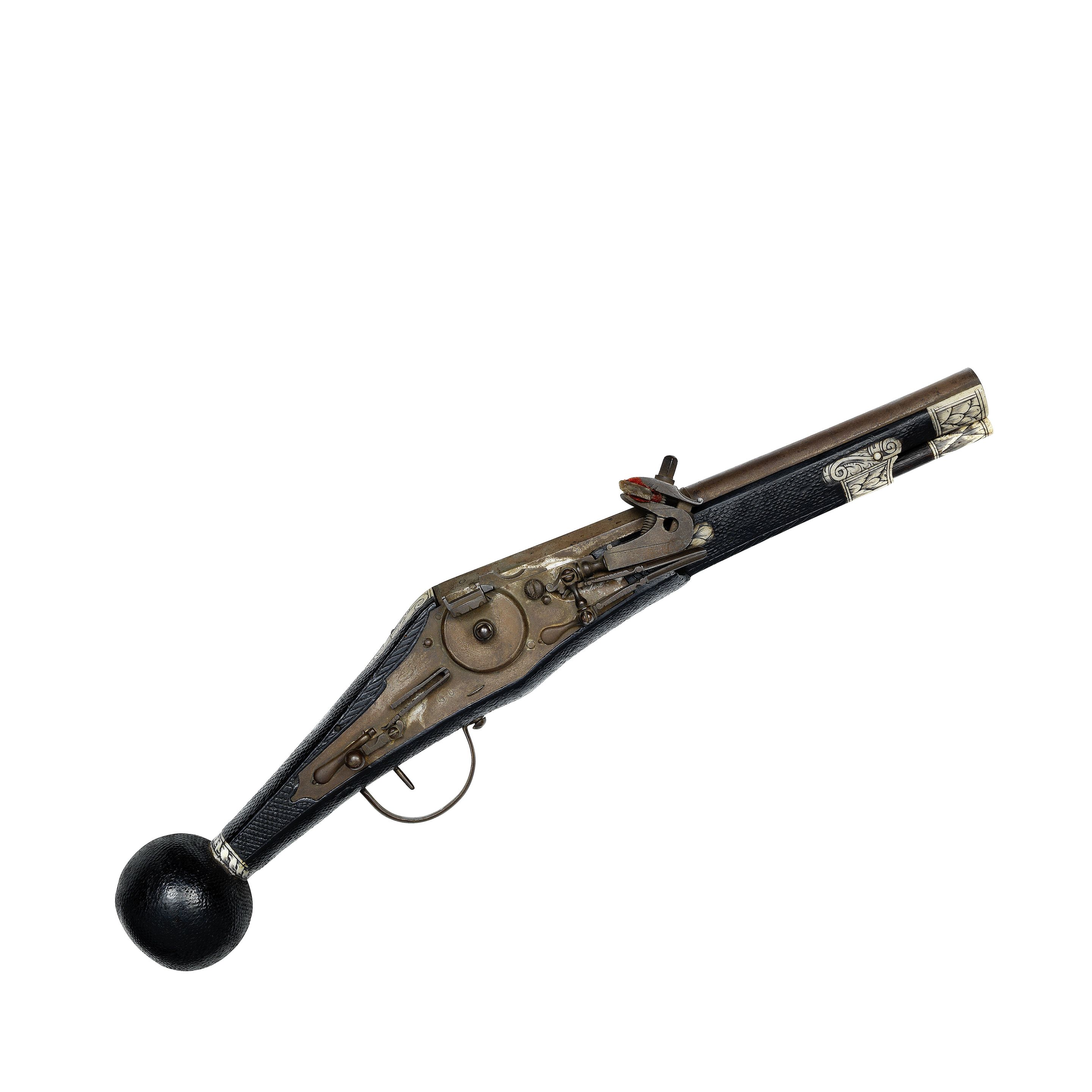 Bonhams : A Rare Saxon 18-Bore Wheel-Lock Holster Pistol (Puffer) Of ...