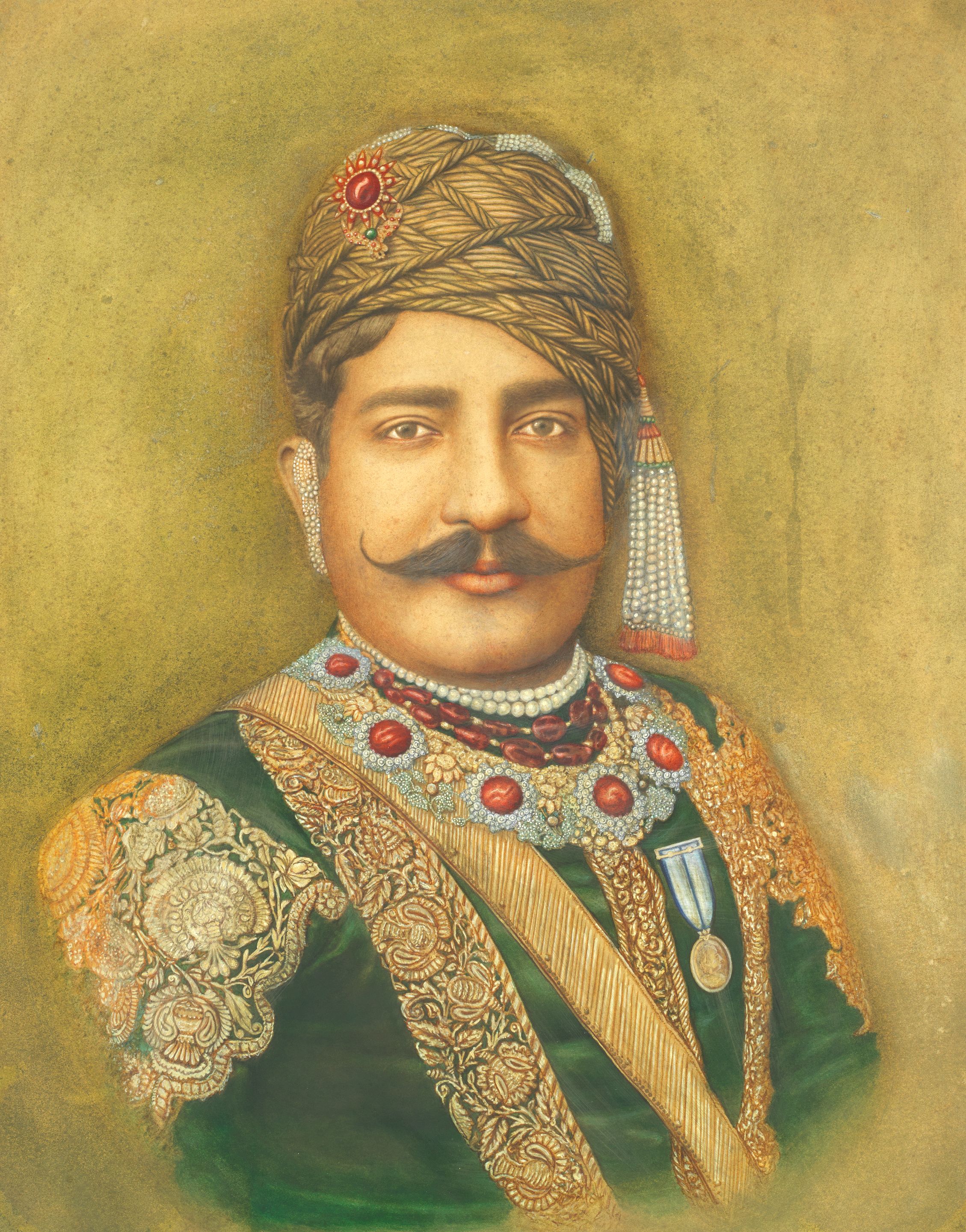 Bonhams : INDIA - PRINCELY RULER Portrait of an unidentified princely ...