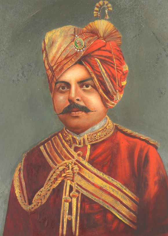 Bonhams : INDIA - PRINCELY RULER Portrait of an unidentified princely ...