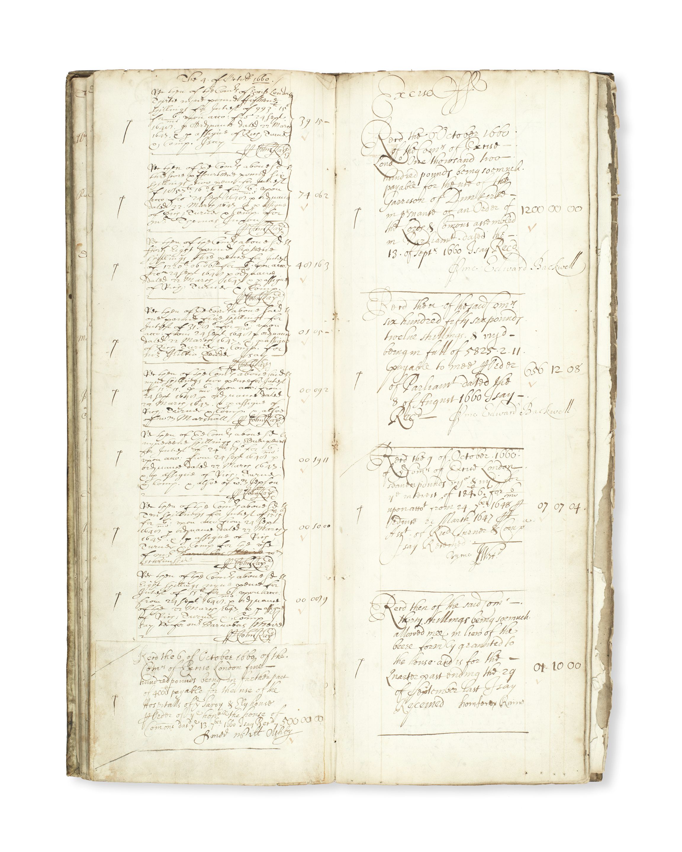 Bonhams : BANKING AND GOVERNMENT - EDWARD BACKWELL Banking ledger kept ...