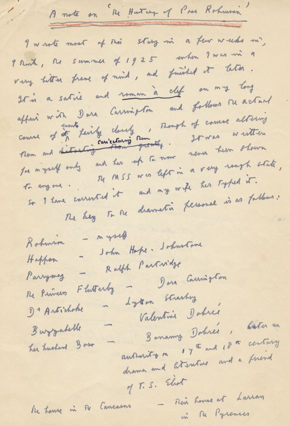 Bonhams : BRENAN (GERALD) Autograph draft of The History of Poor ...