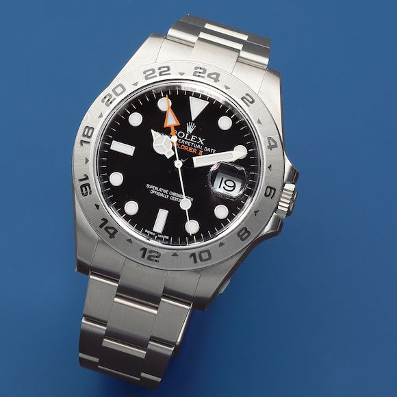 Bonhams : Rolex. A military commissioned stainless steel automatic ...