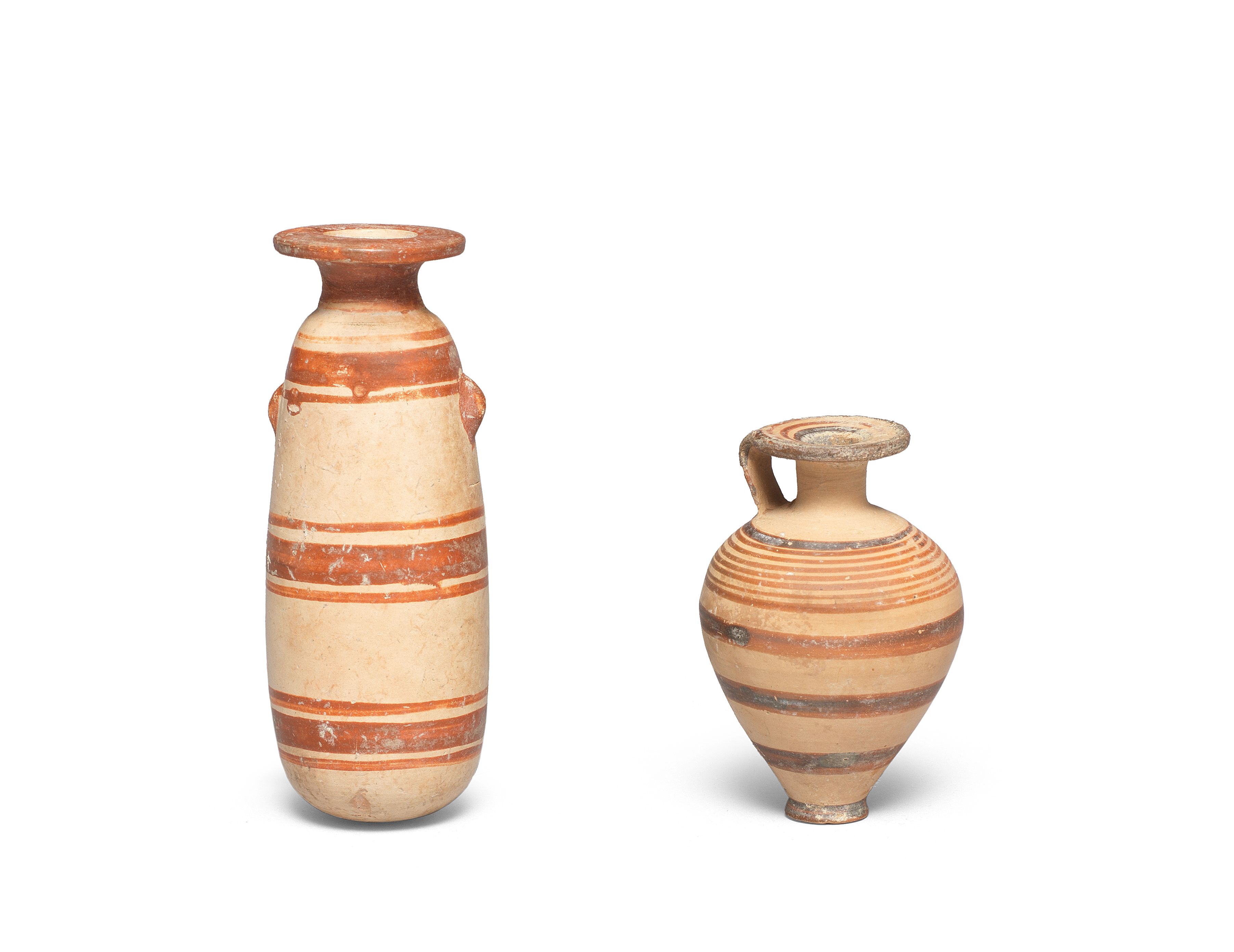 Bonhams : An East Greek pottery alabastron and an East Greek piriform ...