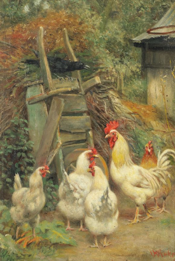 Bonhams : William Weekes (British, 1856-1909) 'A word on the drink'