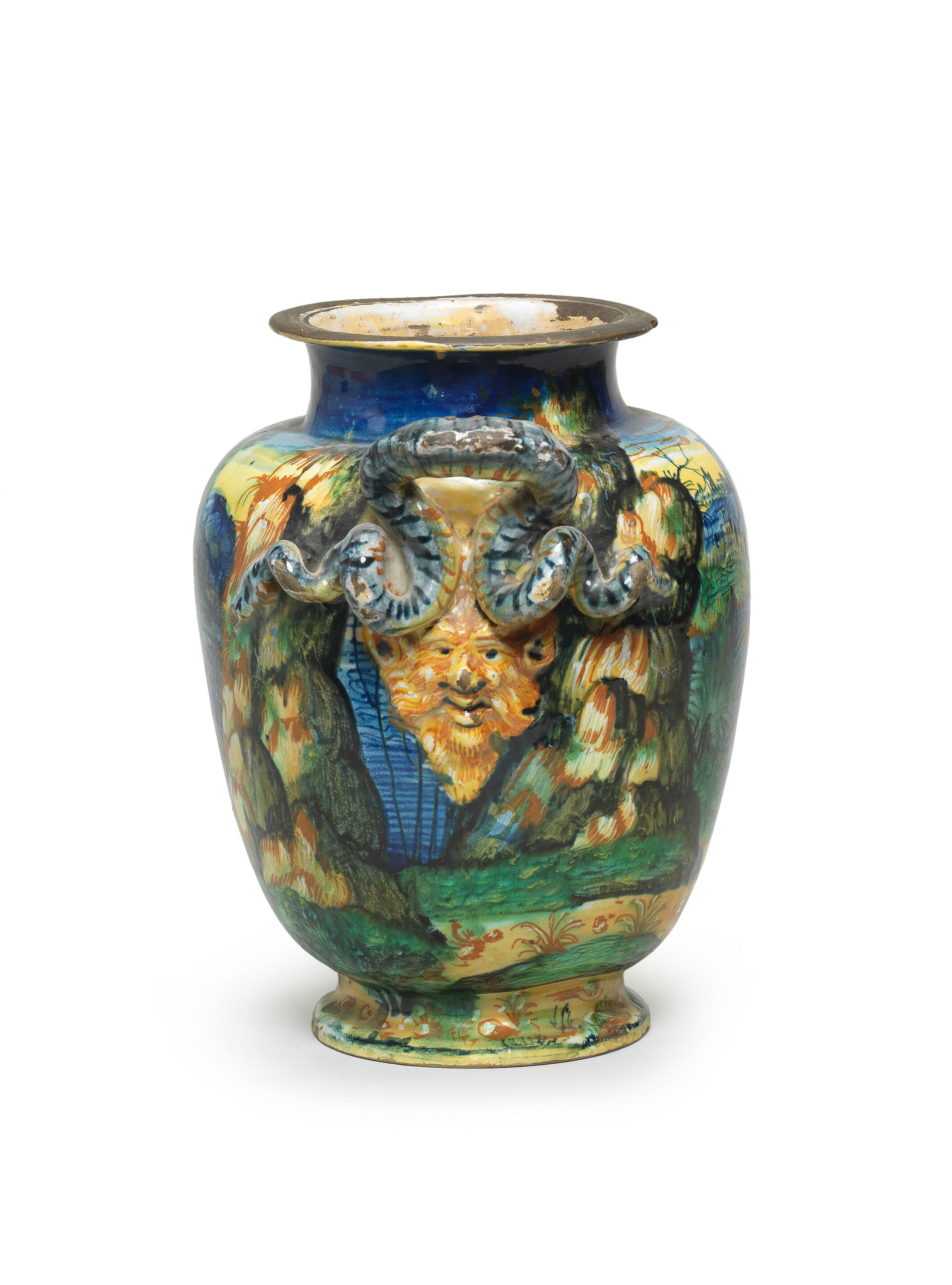 Bonhams : An Urbino wet drug jar attributed to the Fontana workshop, circa 1565-70