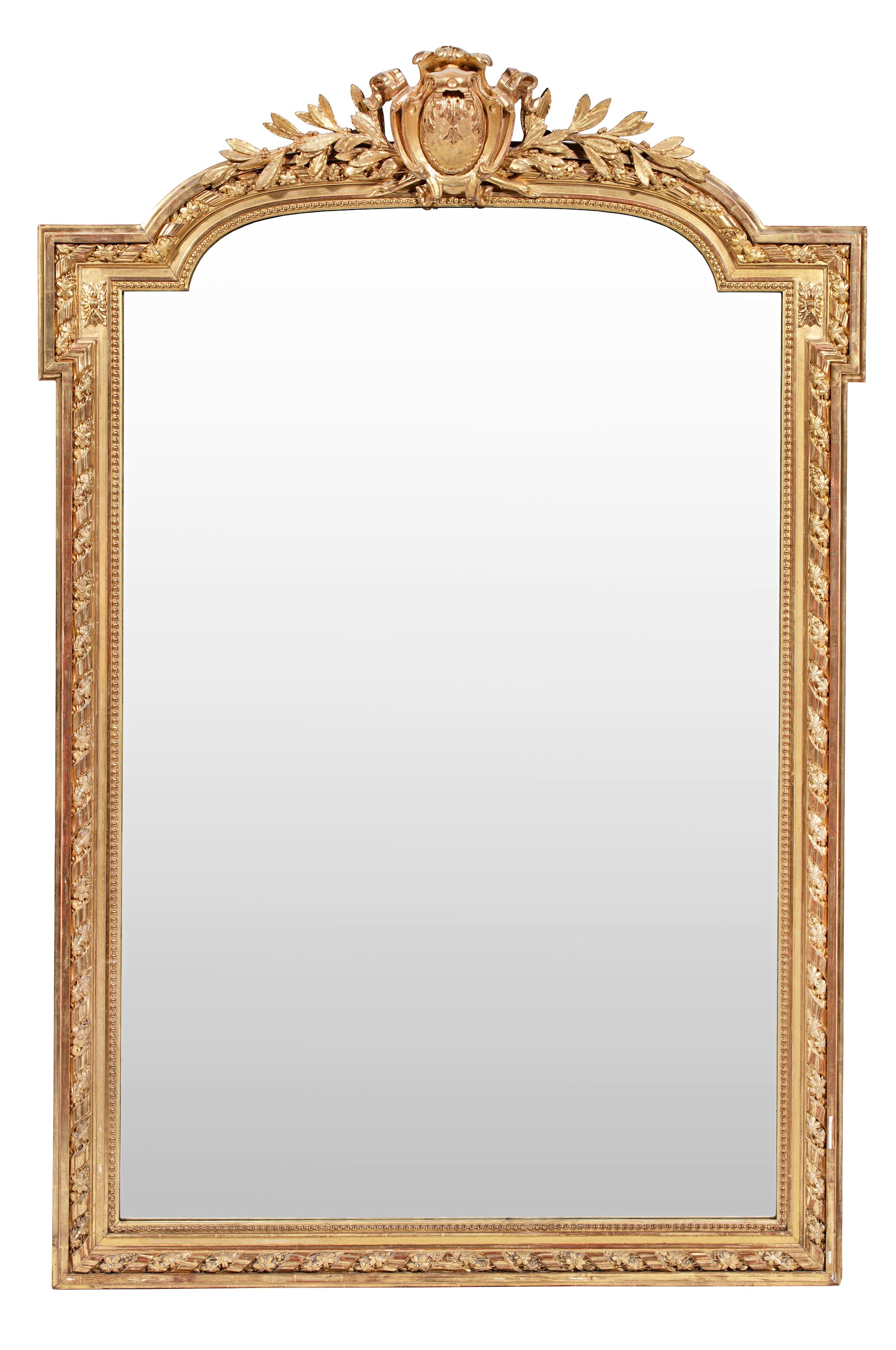 Bonhams : A French late 19th/early 20th century giltwood and gilt ...