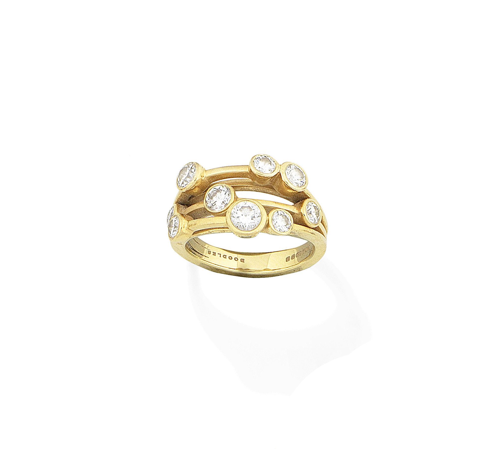 Bonhams : A diamond 'Raindance' ring, by Boodles