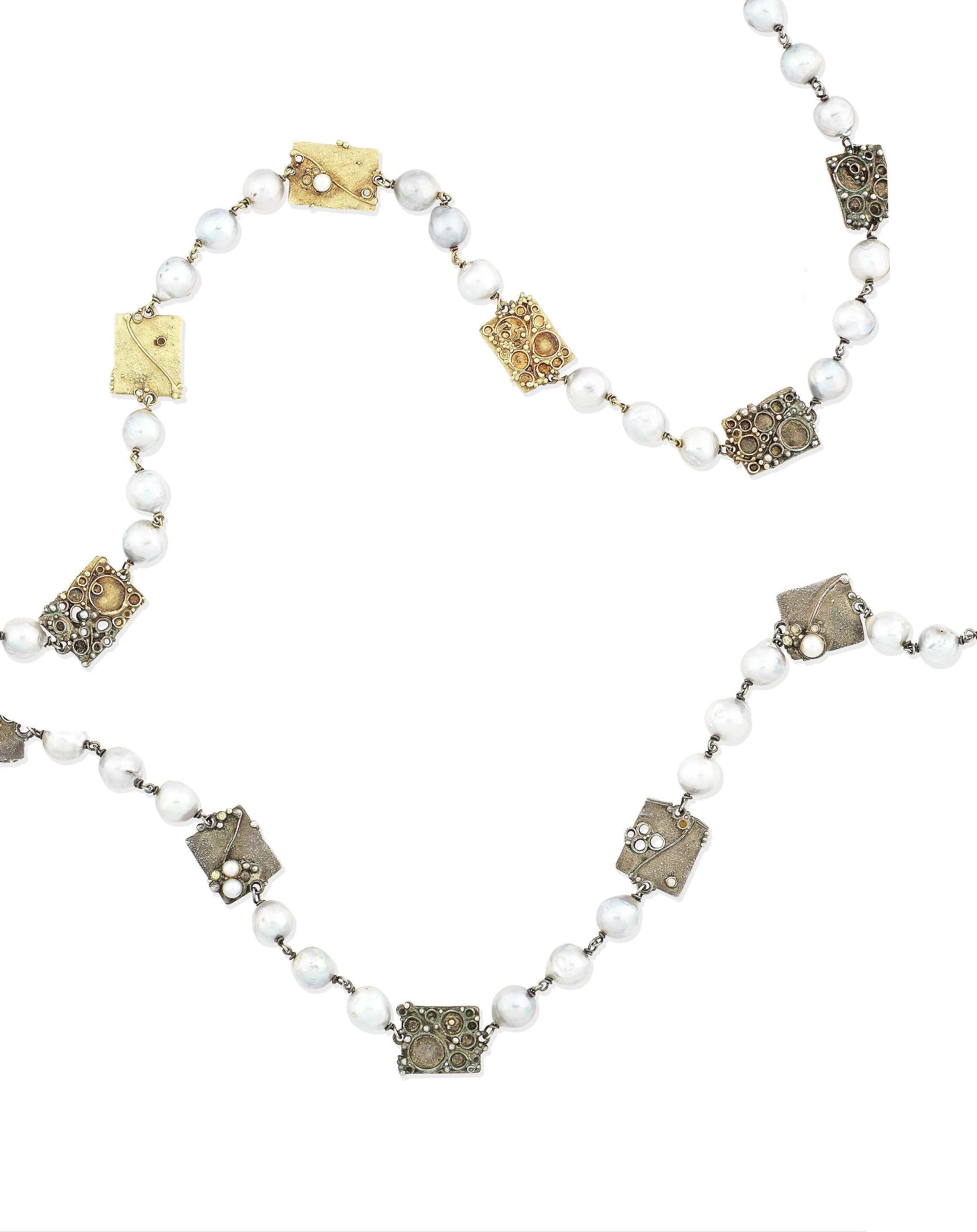 Bonhams : A gem-set necklace, by Gerda Flöckinger