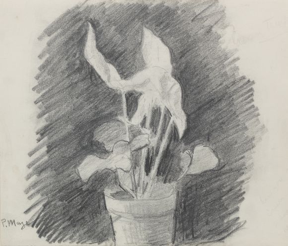 Bonhams : Paul Maze (French, 1887-1979) Cyclamen Study