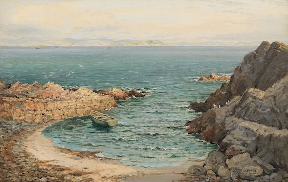 Bonhams : George Melvin Rennie (British, 1874-1953) Corrie Haven, Arran