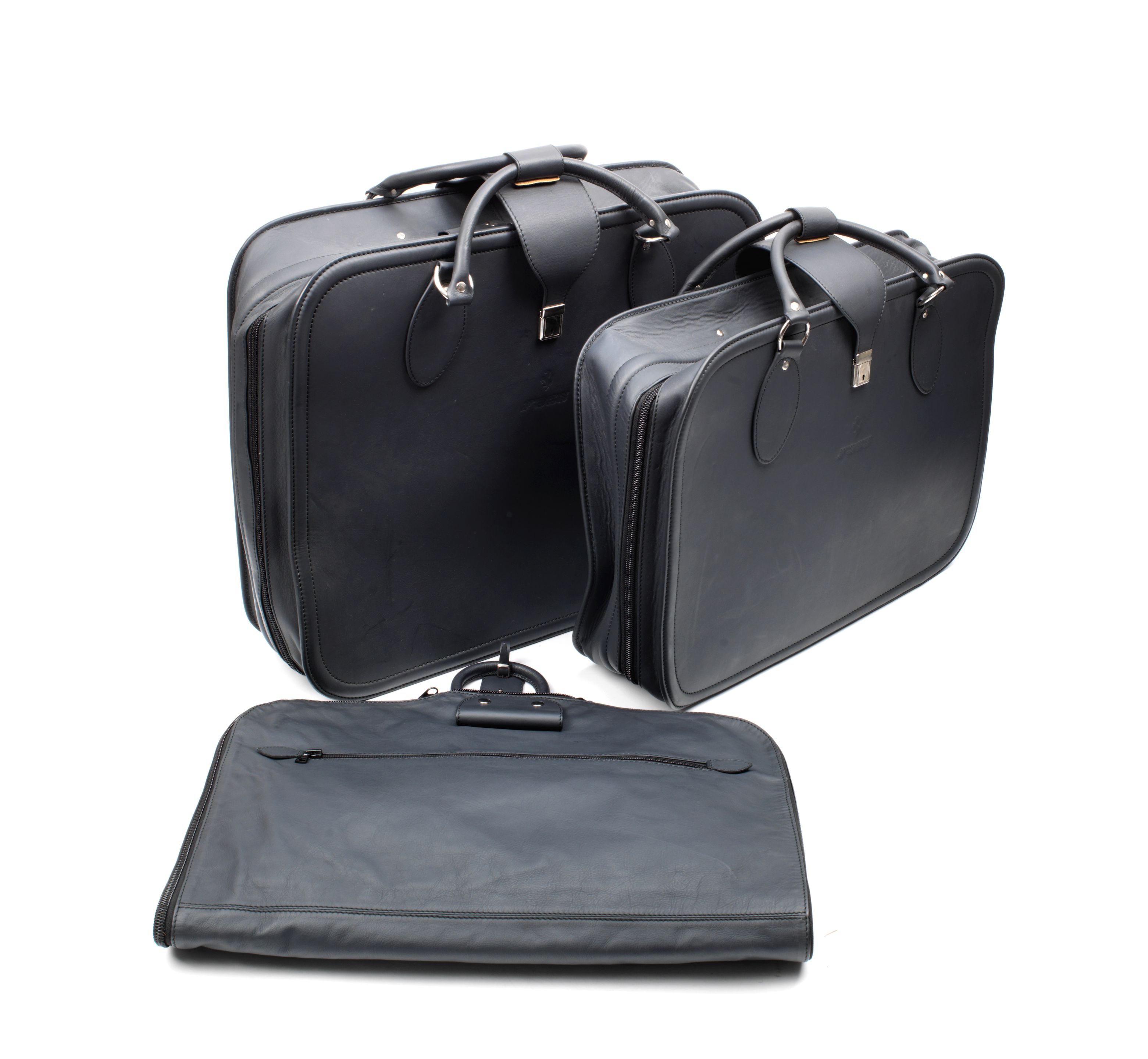 Bonhams Cars : A three-piece set of leather luggage for Ferrari F355 by ...