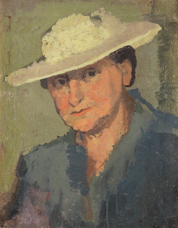 Bonhams : Geoffrey Bennison (British, 1921-1984) Portrait of the artist ...