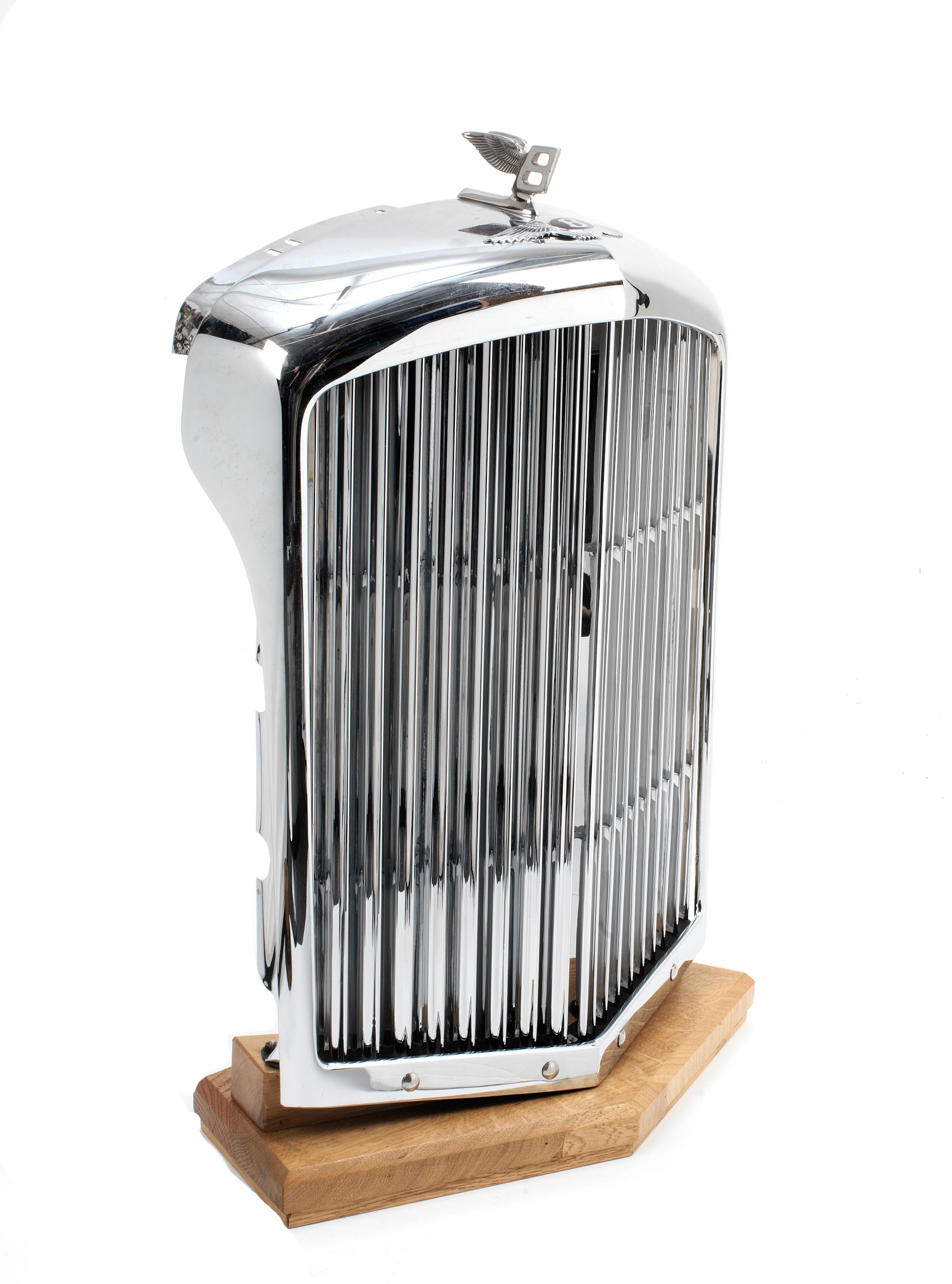 Bonhams Cars : A Bentley radiator surround with mascot,