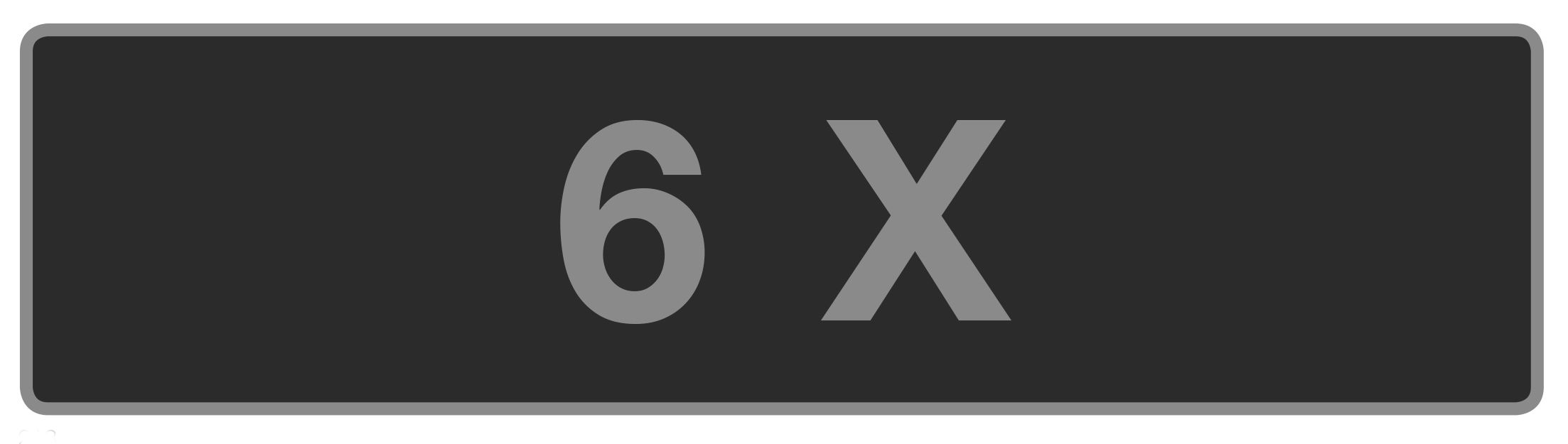 Bonhams Cars : UK Vehicle Registration Number '6 X',