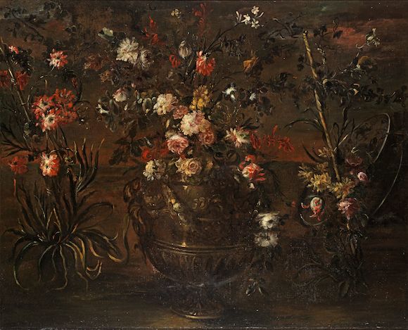 Bonhams : Circle of Francesco Guardi (Italian, 1712-1793) Still life of ...