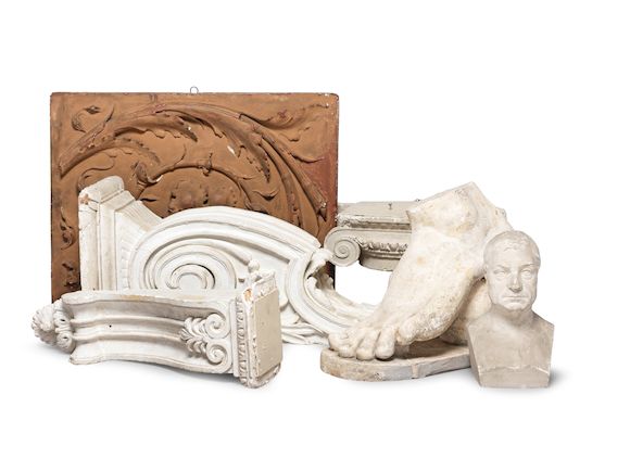 Bonhams : A collection of late 19th century plaster models taken from ...