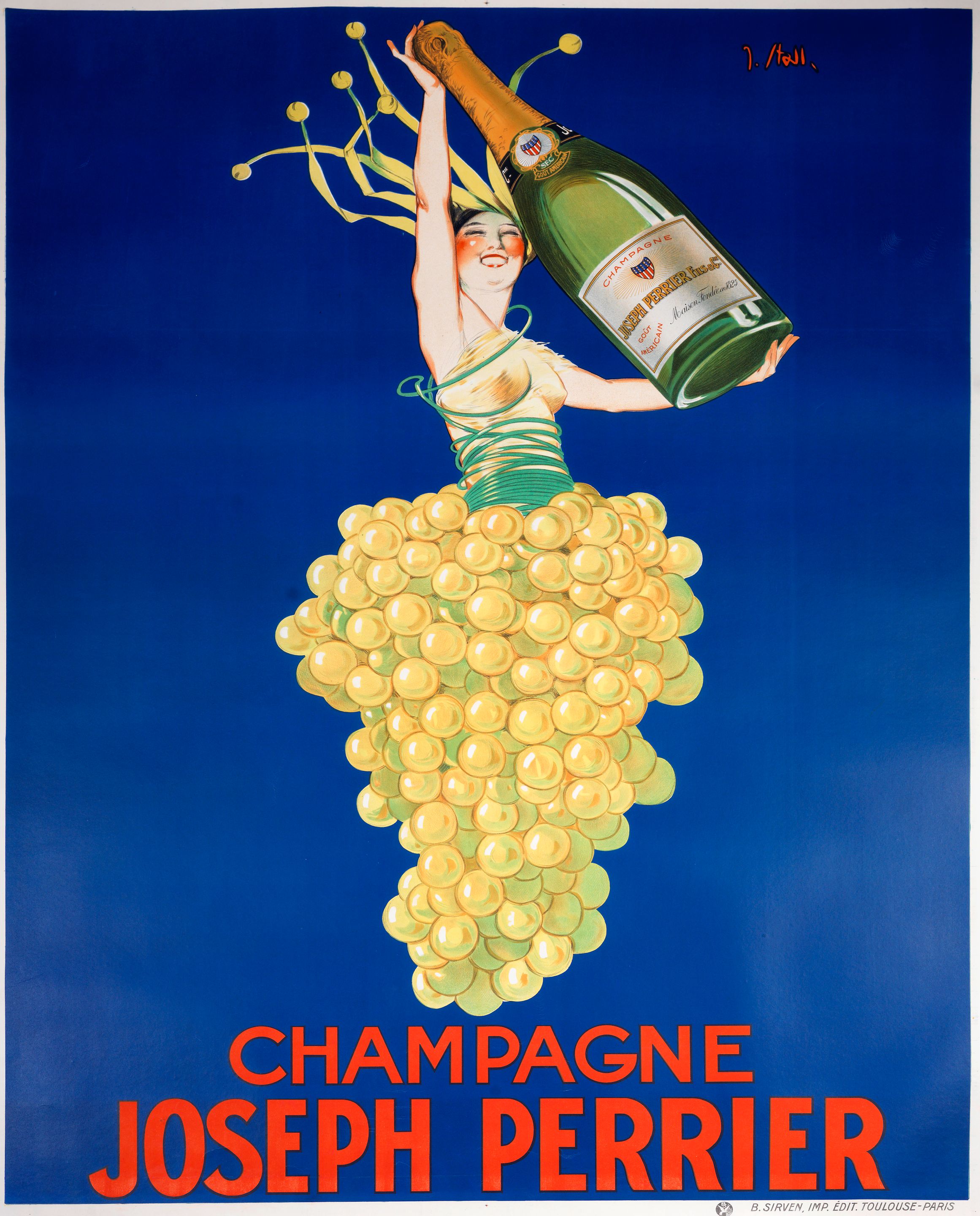 Bonhams : JOSEPH STALL (1874-1933) CHAMPAGNE JOSEPH PERRIER