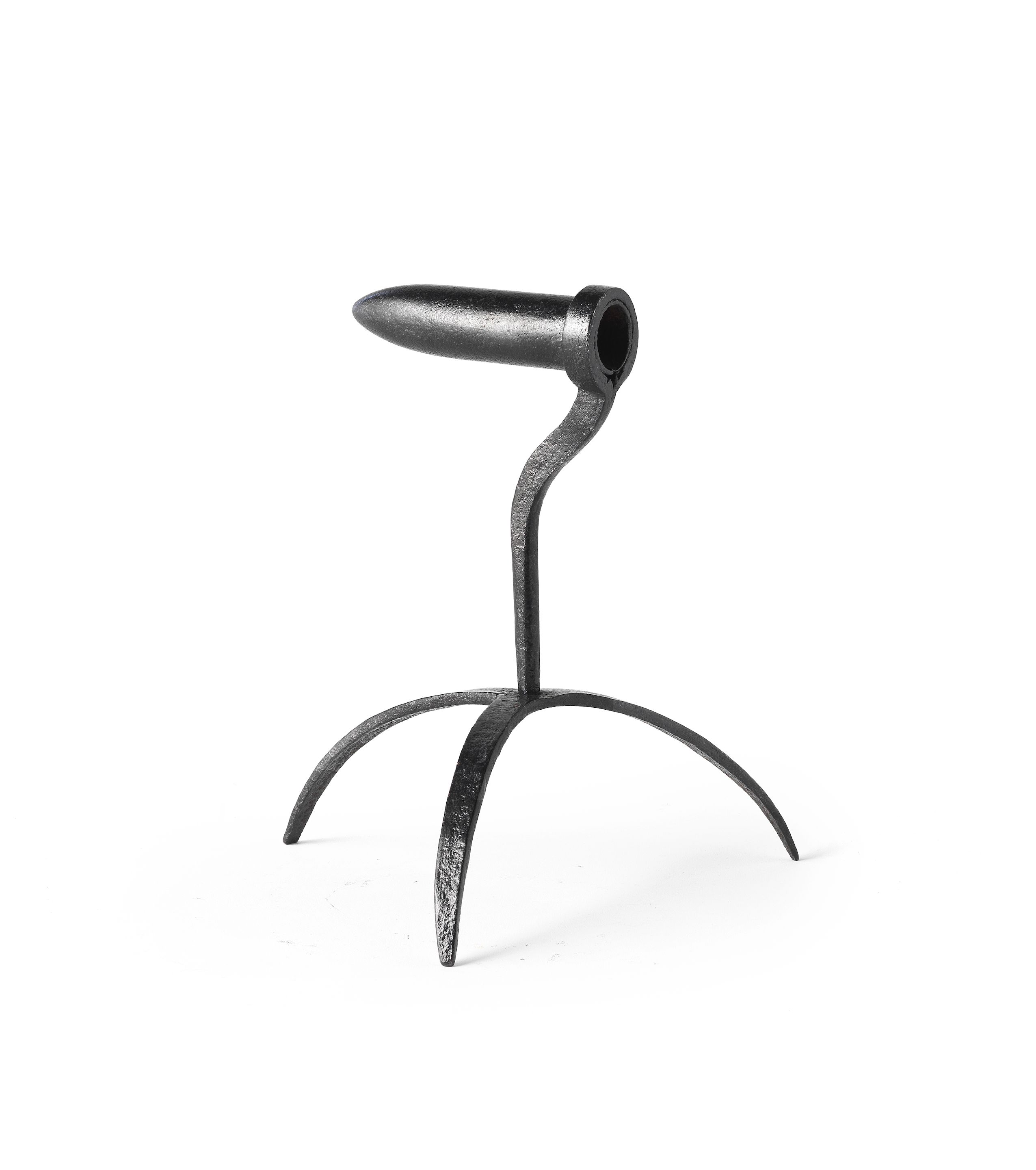 Bonhams : A 19th century wrought iron goffering iron, British