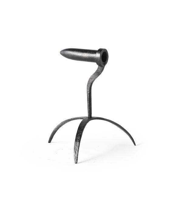 Bonhams : A 19th century wrought iron goffering iron, British