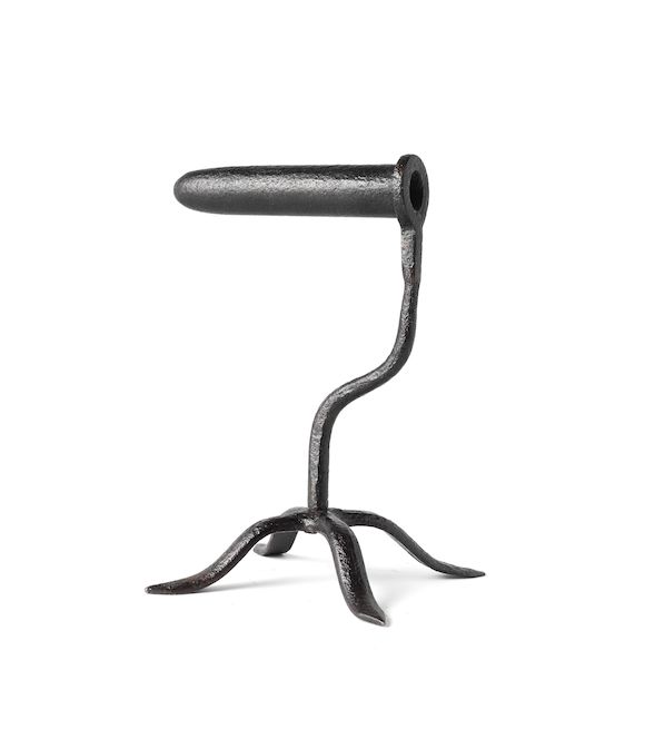 Bonhams : A wrought iron goffering iron, British, circa 1800-50