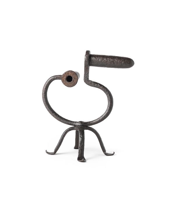 Bonhams : A wrought iron goffering iron, British, circa 1810-20