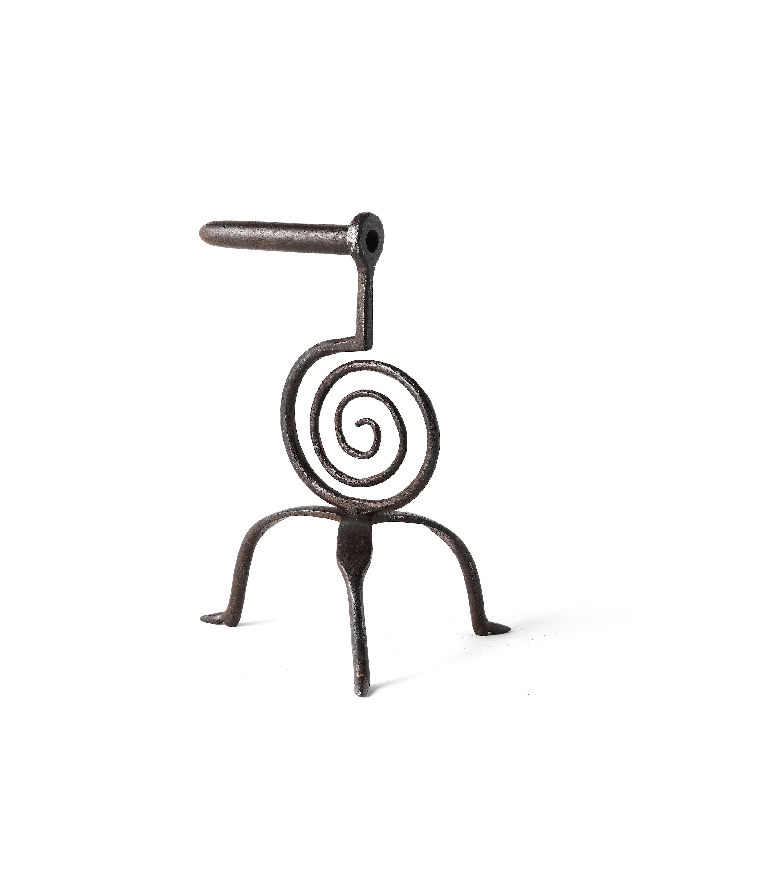 Bonhams : A wrought iron goffering iron, British, circa 1800