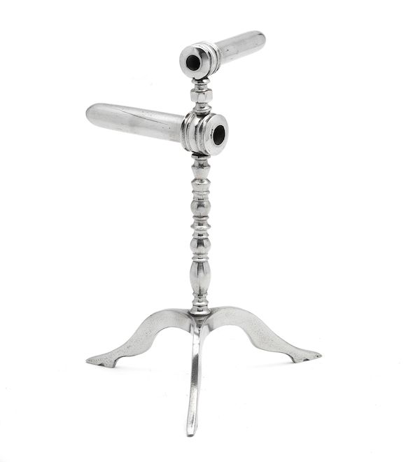 Bonhams : A cast iron double goffering iron, British, circa 1900