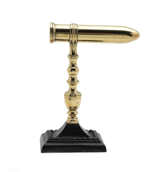 Bonhams : A cast brass and iron goffering iron, British, circa 1840