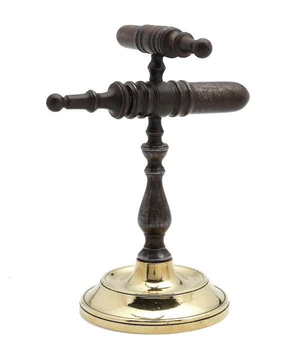 Bonhams : A cast iron and brass double goffering iron, British, circa ...