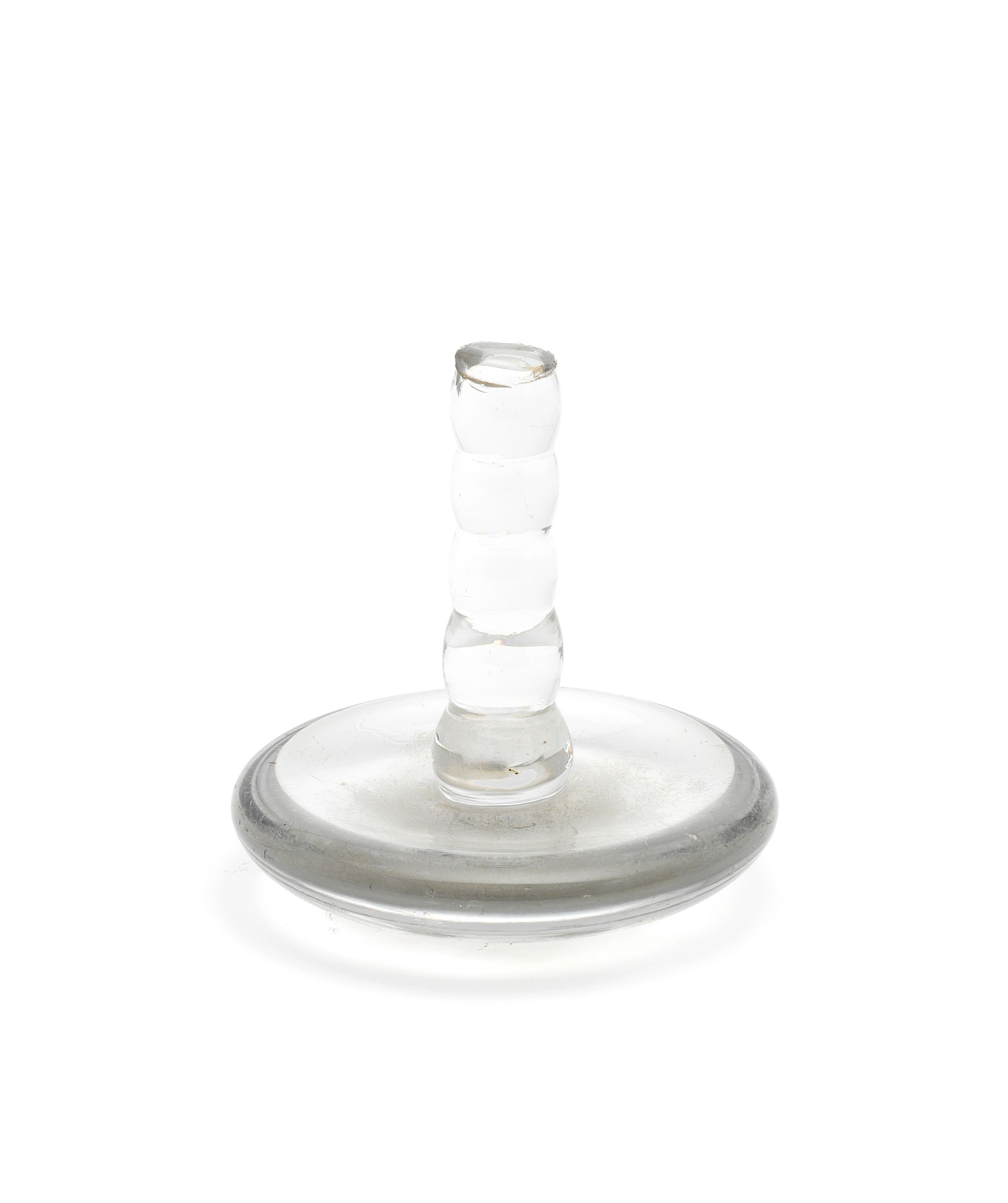 Bonhams : A lead glass linen smoother, British, circa 1700-1800